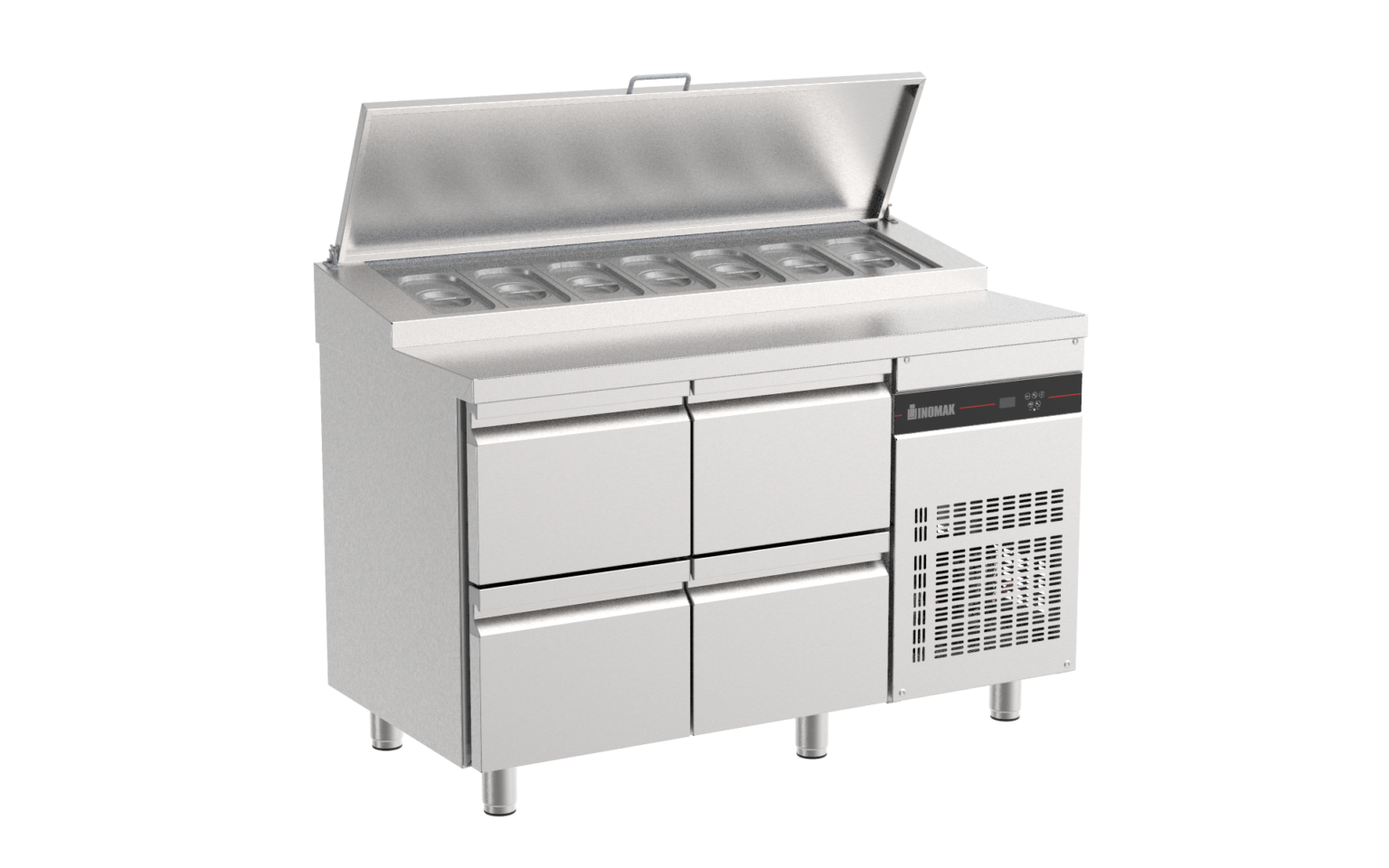 Saladette Counters - Zenobia Series | Inomak